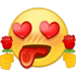 抖音涩涩小黄脸表情包 爱心舔屏色色表情包图片gif动图 - 求表情网,斗图从此不求人!