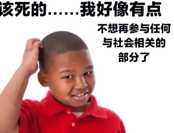 《该死的我好像有点不想再参与任何与社会相关的部分了》 实用聊天表情包表情包图片动图 求表情网斗图从此不求人