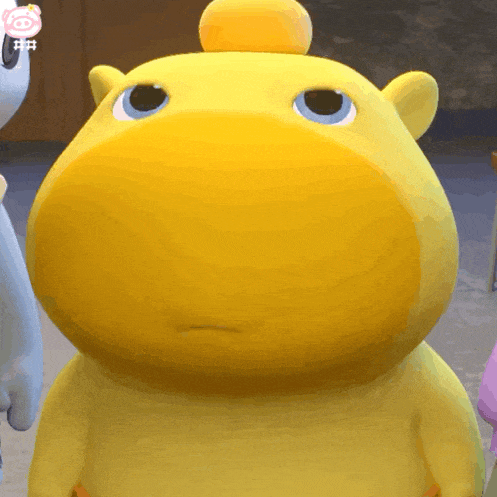 呆萌小黄河马表情，呆呆萌萌可爱爆棚 卡皮巴拉水豚噜噜表情包表情包图片gif动图 - 求表情网,斗图从此不求人!