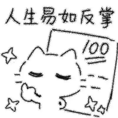 《人生易如反掌》，闭眼吐舌小猫配满分试卷，尽显惬意 1000个抽象热门表情包大全表情包图片gif动图 - 求表情网,斗图从此不求人!