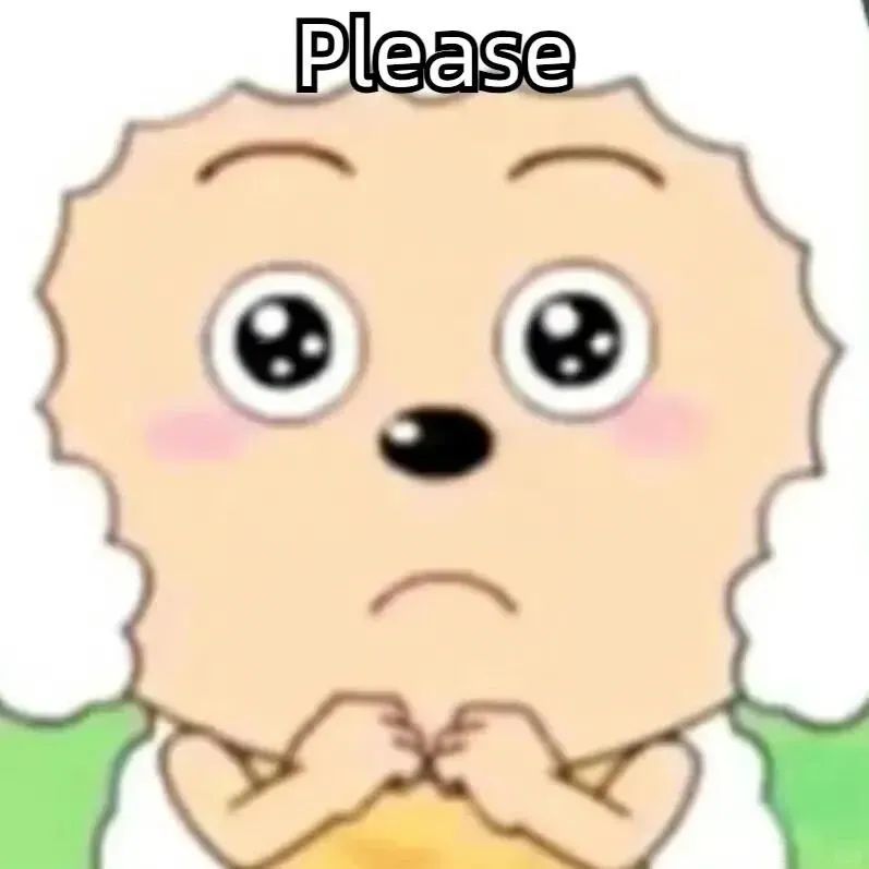 可爱小羊双手合十，配文“Please”，一脸期待惹人怜 可爱动物英语表情包｜love ya表情包图片gif动图 - 求表情网,斗图从此不求人!