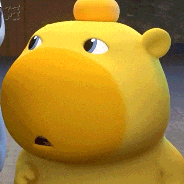 呆萌小黄河马表情惊讶，可爱模样萌翻众人 卡皮巴拉水豚噜噜表情包表情包图片gif动图 - 求表情网,斗图从此不求人!