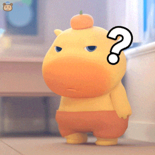 可爱河马头顶橘子，呆萌模样超有趣 水豚噜噜|黄色河马表情包(新)表情包图片gif动图 - 求表情网,斗图从此不求人!