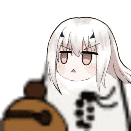 白发萌妹表情委屈，似有无奈心酸之事 表情包｜表情包情侣互撩一整套表情包图片gif动图 - 求表情网,斗图从此不求人!