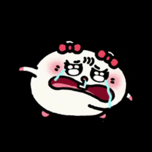 可爱卡通角色大哭表情，满脸泪水尽显委屈悲伤 抖音微信热门表情包｜美叽和大鼠表情包图片gif动图 - 求表情网,斗图从此不求人!